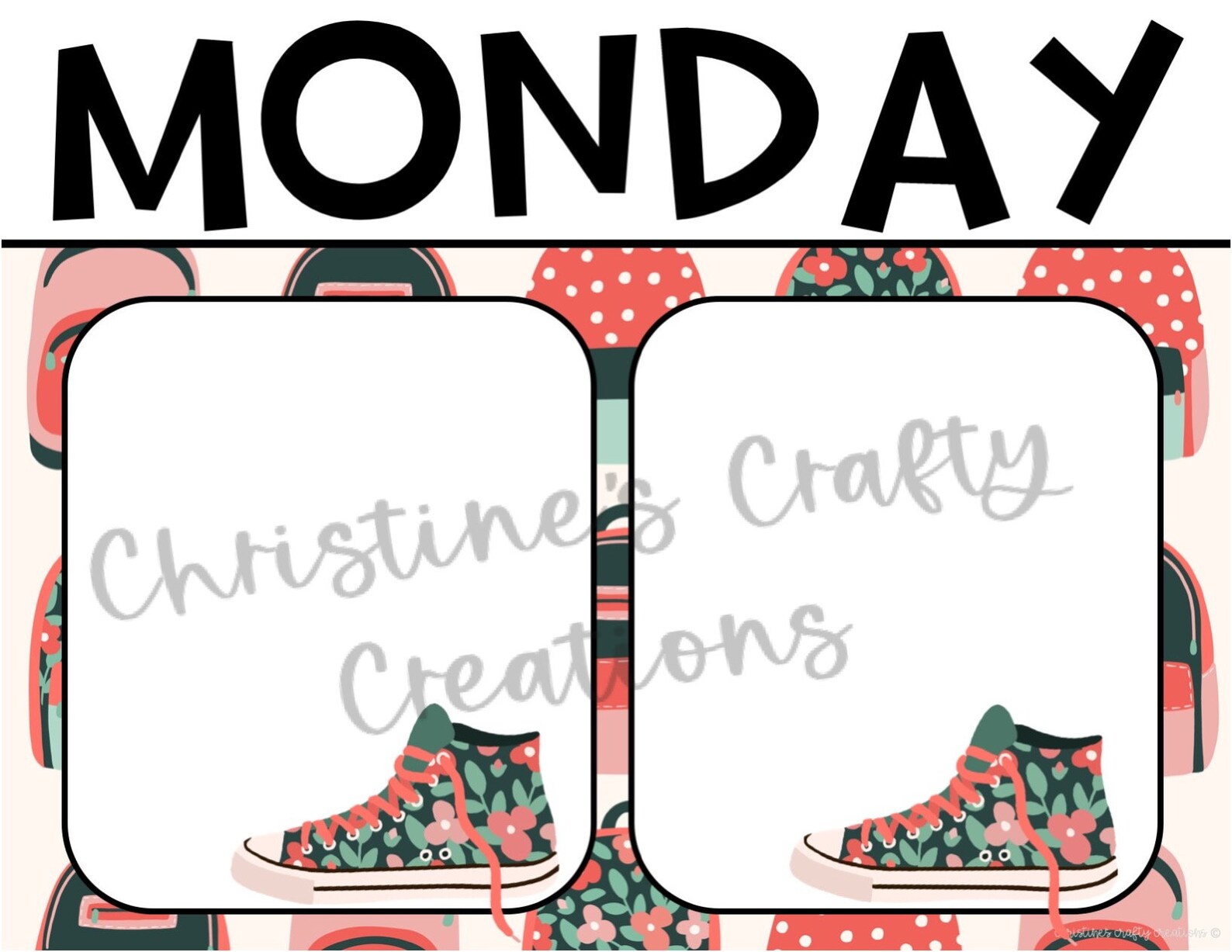 Preppy Dalmatian Good Morning Slides L Editable - Etsy