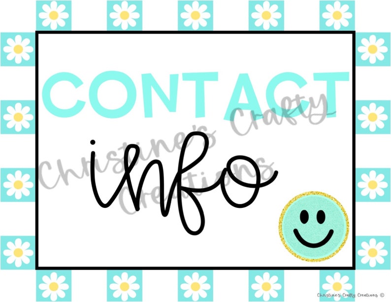 Retro Daisy Meet the Teacher Packet L Editable Materials - Etsy