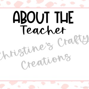 Tropical Leaves Meet the Teacher Powerpoint Slides L Editable - Etsy