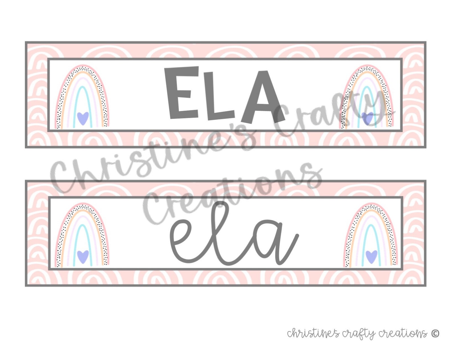 BOHO Learning Targets L Editable - Etsy