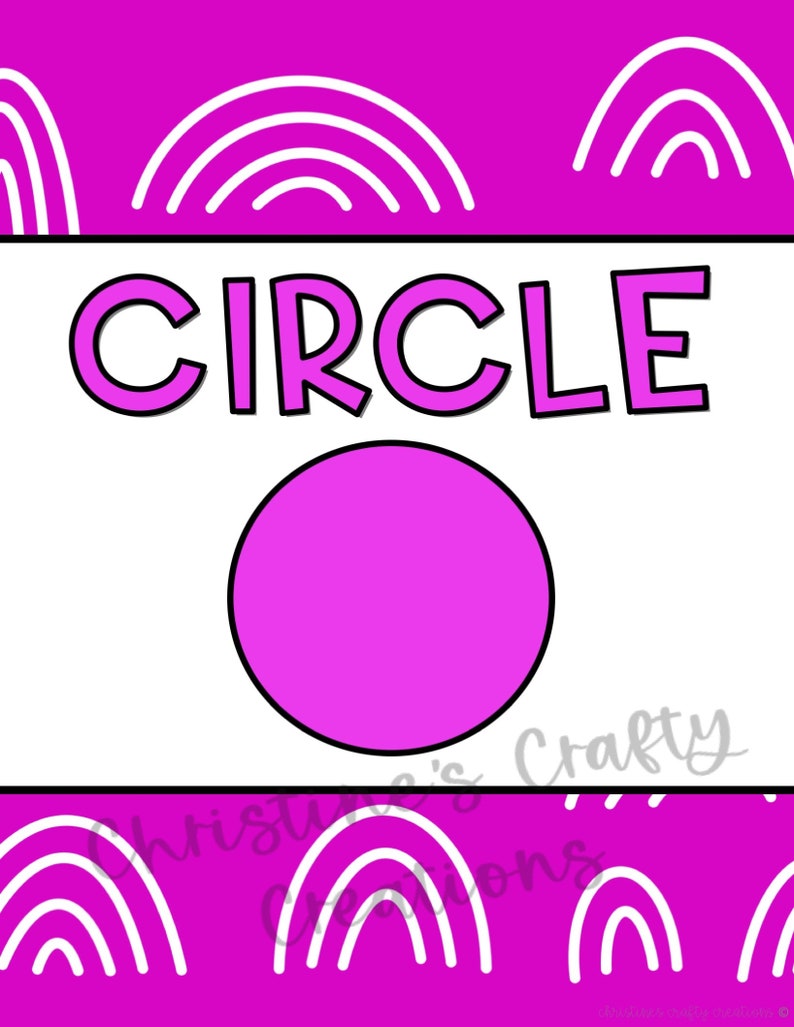 Bright Rainbow Boho 2D Shapes Posters - Etsy