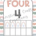 BOHO Number Posters 0-20 - Etsy