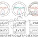 BOHO Birthday Chart L Editable - Etsy