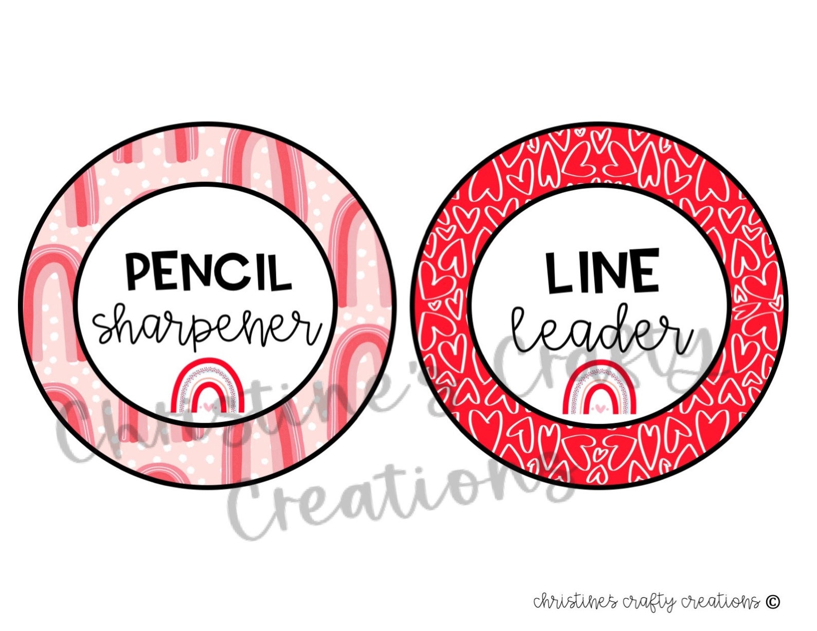 Valentine's Day Class Jobs L Editable - Etsy