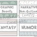 BOHO Book Bin Labels - Etsy