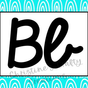 Bright Rainbow Boho Alphabet Posters - Etsy