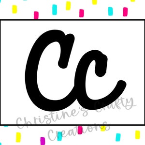 Bright Rainbow Boho Alphabet Posters - Etsy