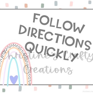 BOHO Classroom Rules Posters L Editable - Etsy