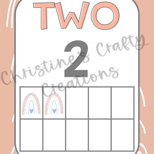 BOHO Number Posters 0-20 - Etsy