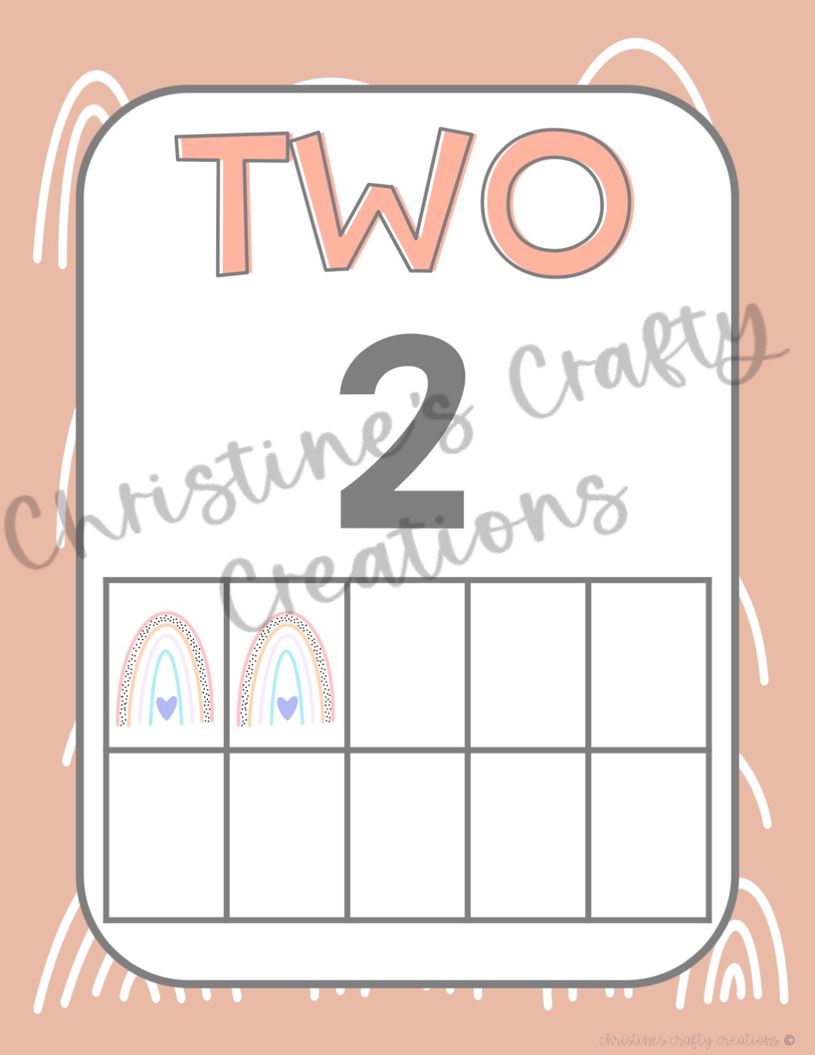 BOHO Number Posters 0-20 - Etsy