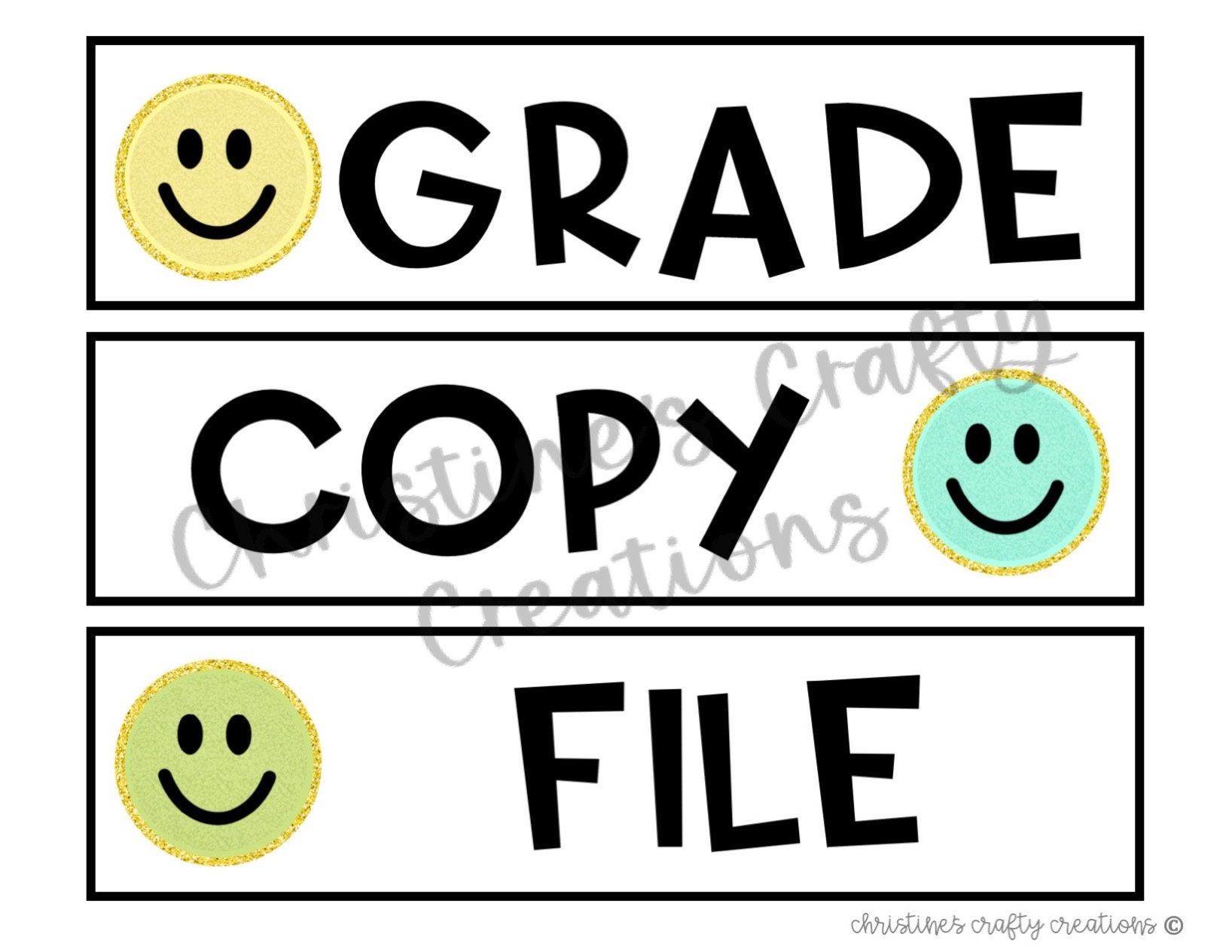 Groovy Leopard and Dalmatian Drawer Labels L Editable - Etsy