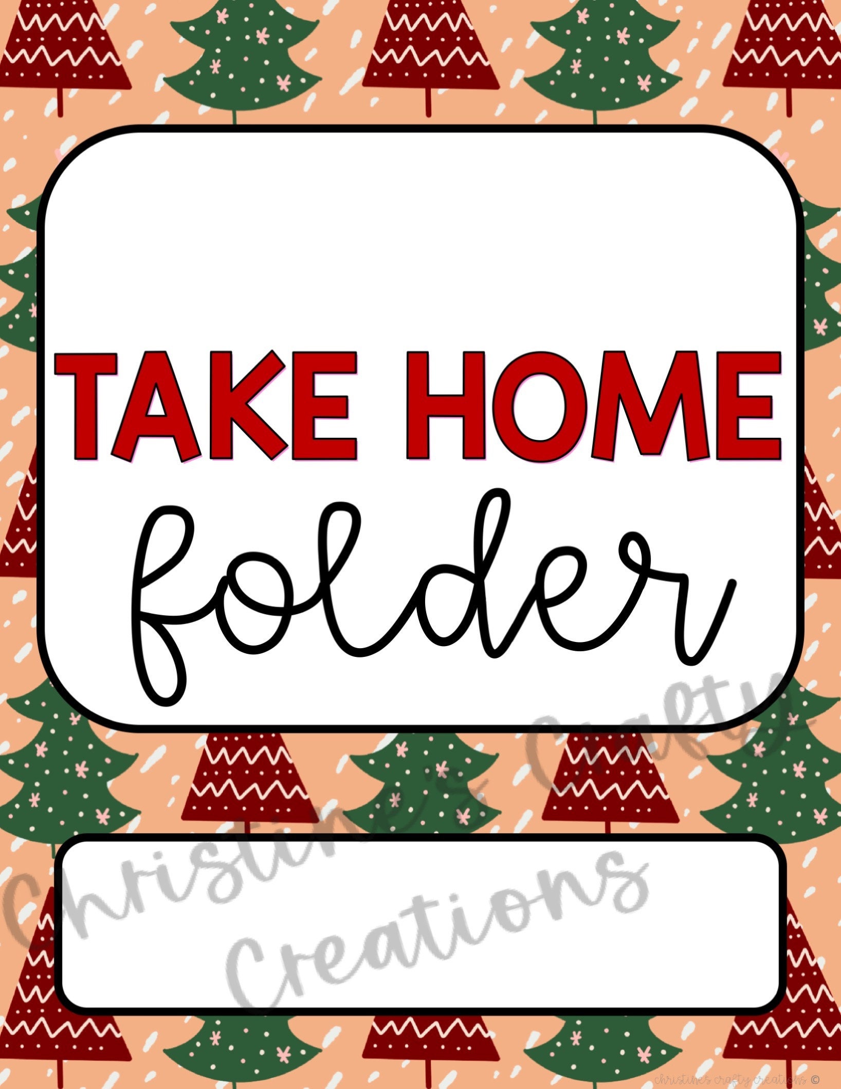 Classroom Student Folder Covers L Editable - Etsy