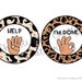 Leopard Hand Signal Posters L Multicultural and Editable - Etsy