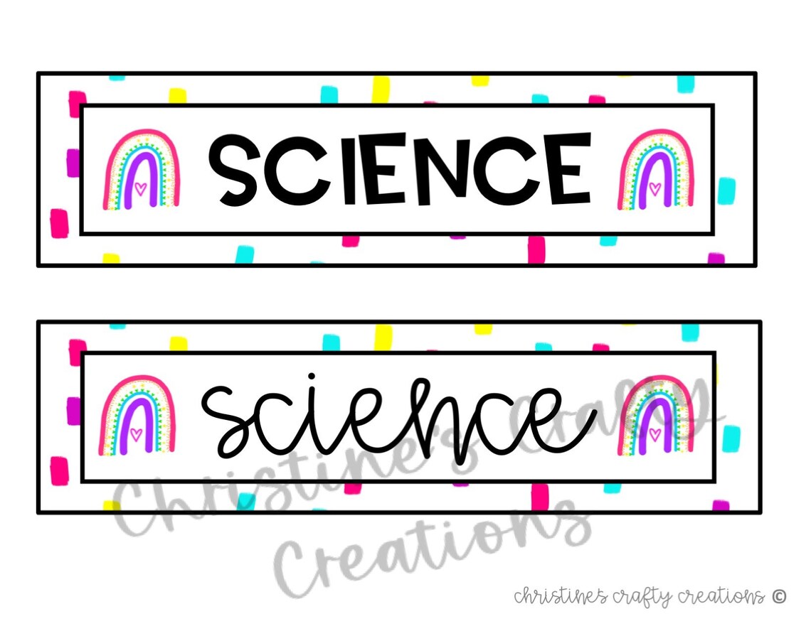 Bright Rainbow Boho Learning Targets Posters L Editable - Etsy