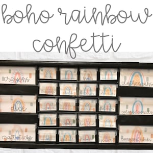 BOHO Teacher Toolbox Labels L Editable - Etsy