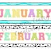 Groovy Leopard and Dalmatian Calendar Labels L Editable - Etsy