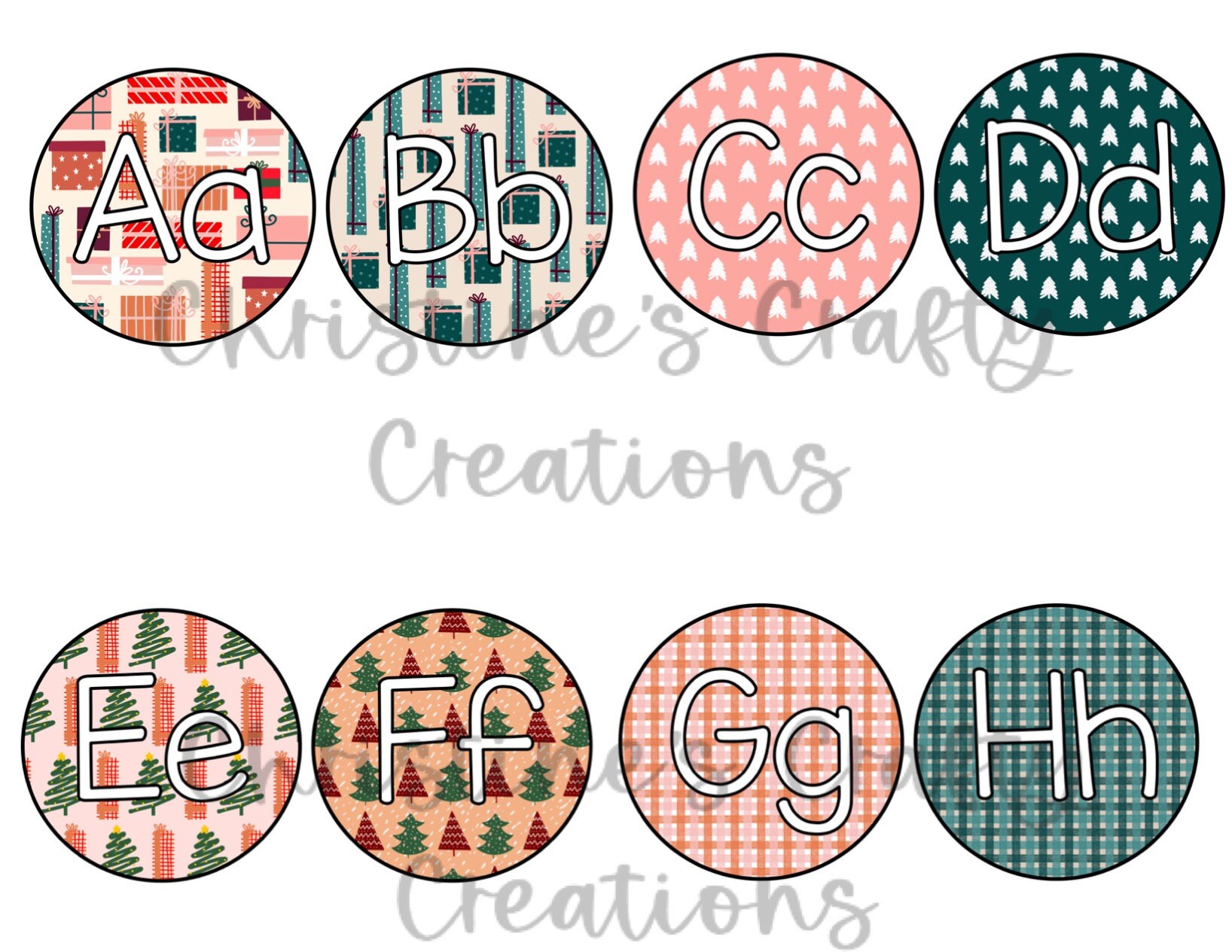 Christmas Word Wall Letters - Etsy