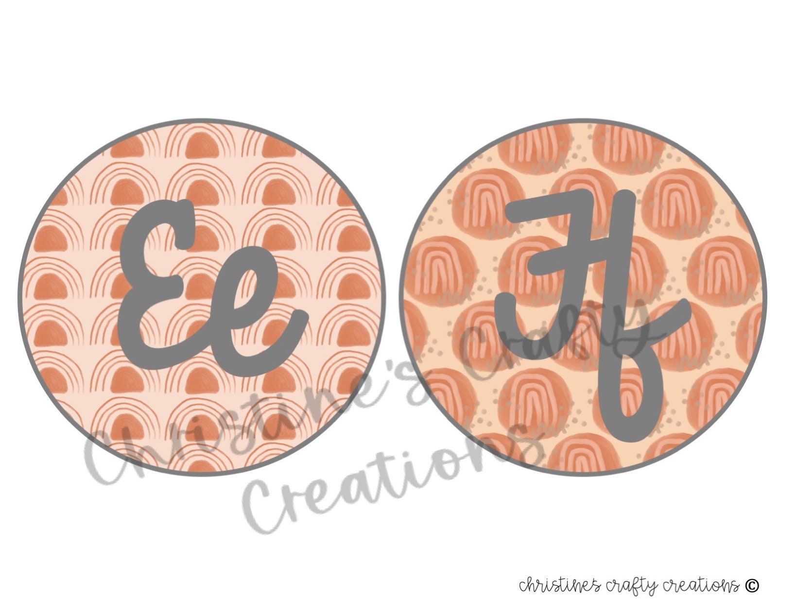 Rustic Boho Word Wall Letters - Etsy