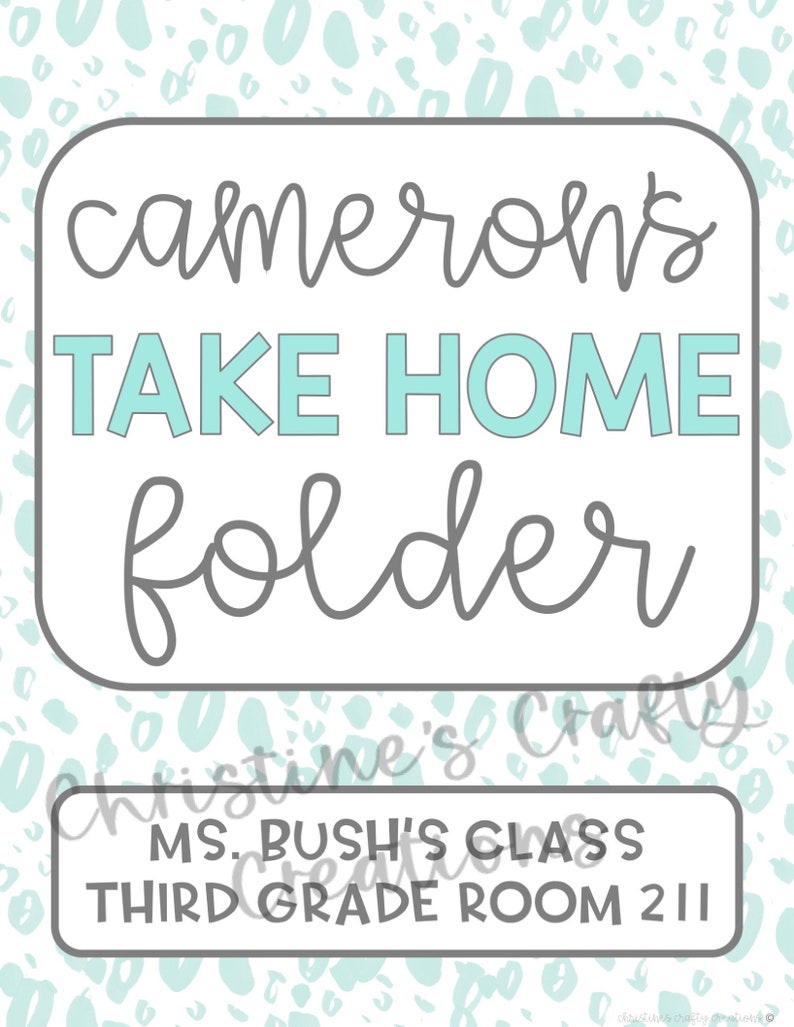 Pineapple Student Folder Covers L Editable - Etsy