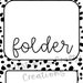 Preppy Dalmatian Folder Covers L Editable - Etsy