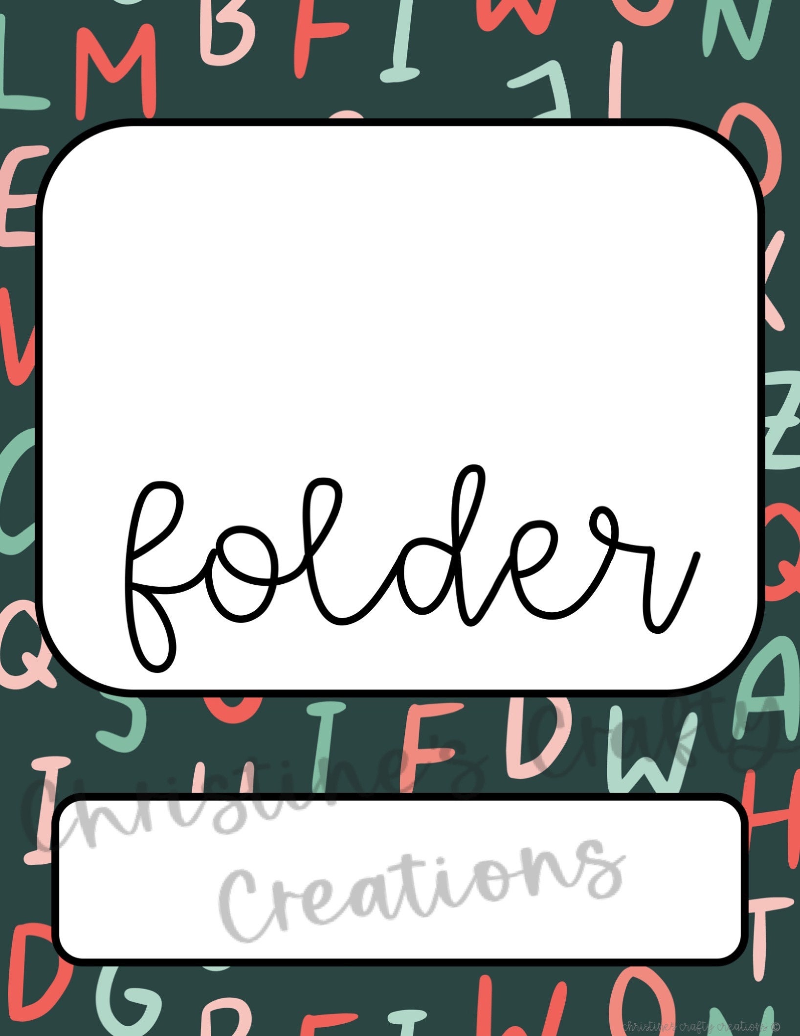 Preppy Dalmatian Folder Covers L Editable - Etsy