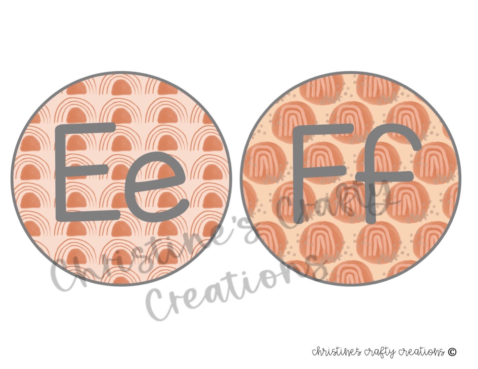 Rustic Boho Word Wall Letters - Etsy