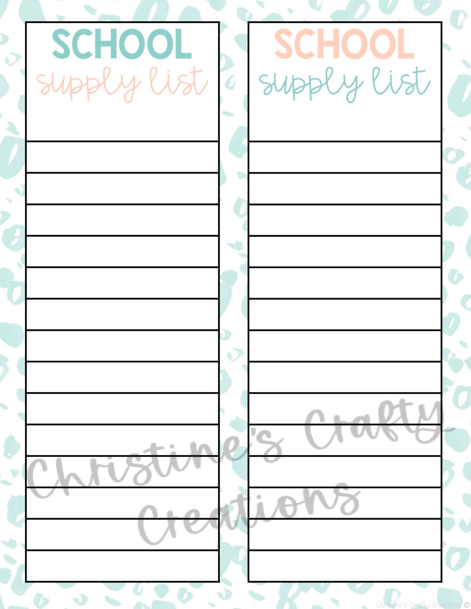 Pineapple Meet the Teacher Night L Editable Forms and - Etsy