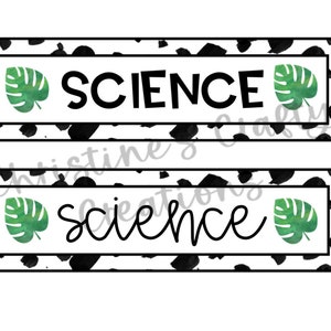 Tropical Leaves Learning Targets - Etsy