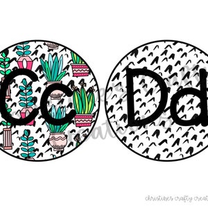 Cactus Word Wall Letters - Etsy