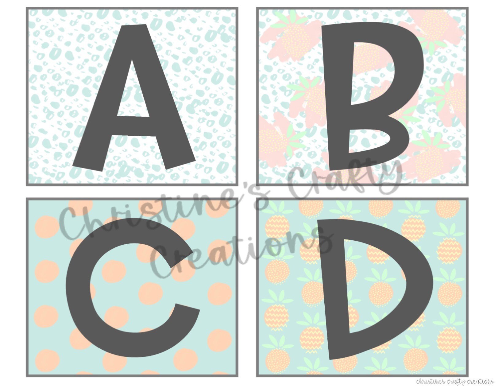 Pineapple Book Bin Labels L Editable - Etsy