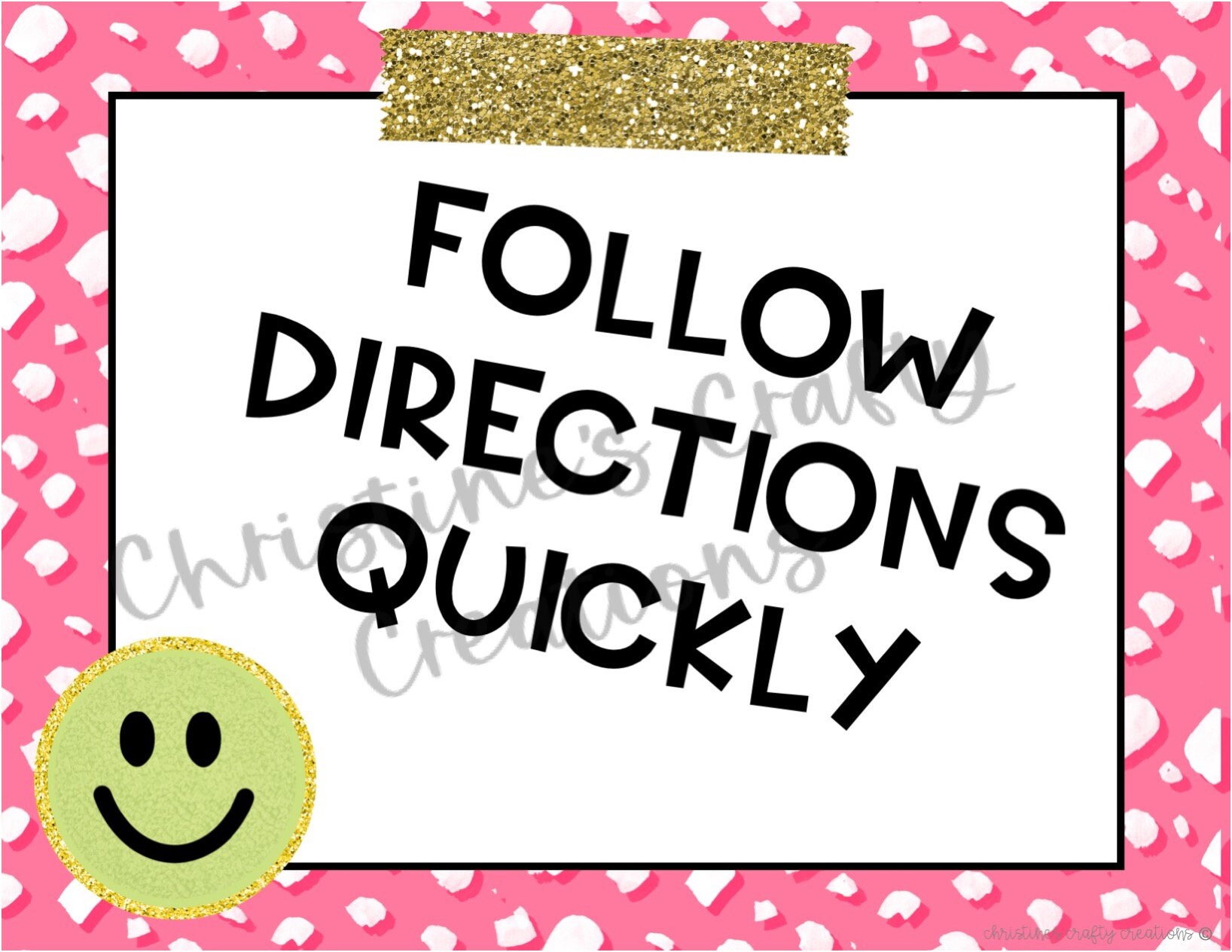 Groovy Leopard and Dalmatian Classroom Rules Posters L Editable - Etsy