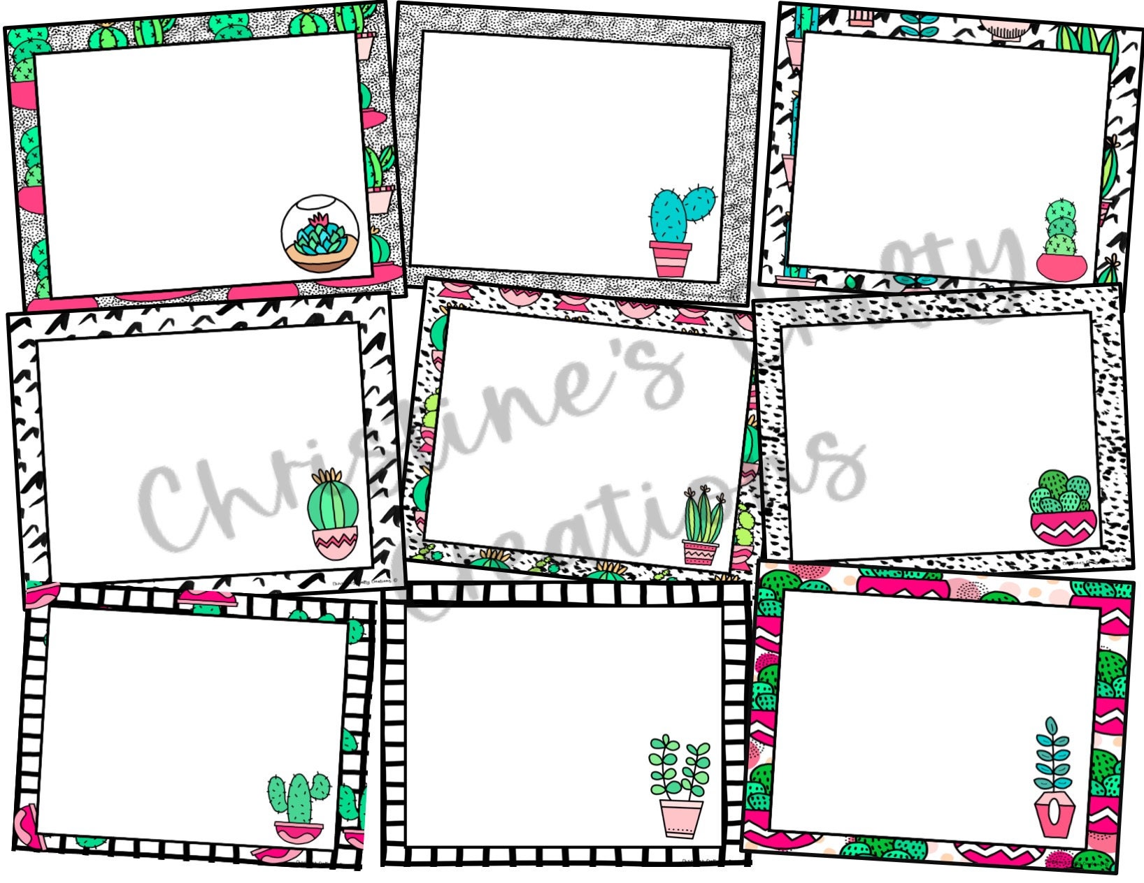 Meet the Teacher Powerpoint L Editable Cactus Theme - Etsy