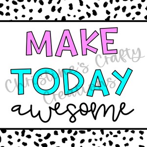 Groovy Leopard and Dalmatian Motivational Posters - Etsy