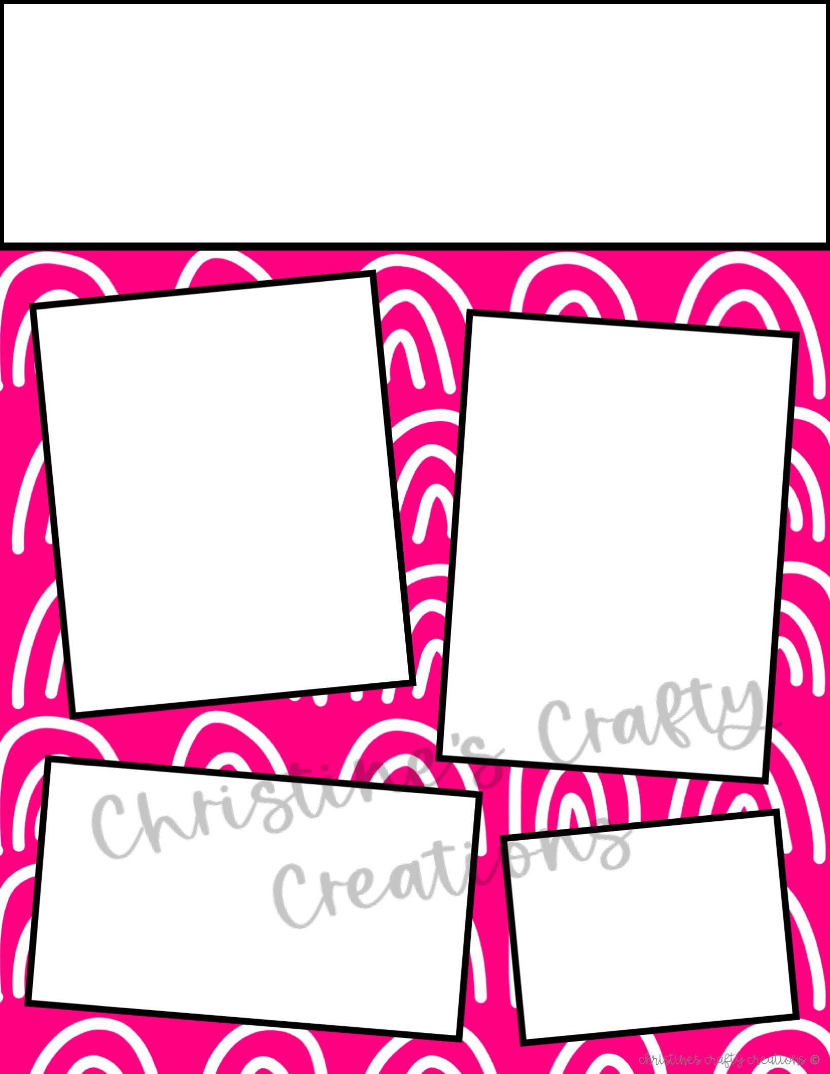 Bright Rainbow Boho Newsletter Templates L Editable - Etsy