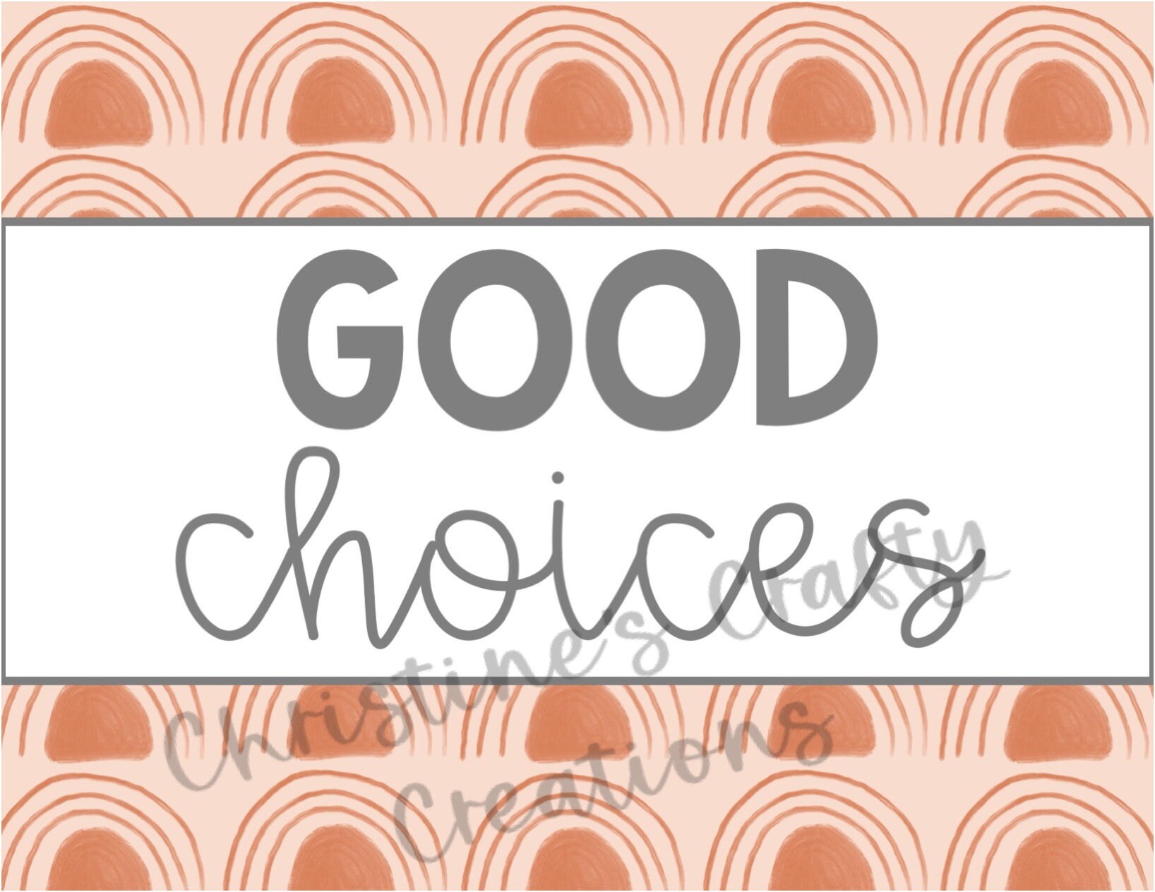 Rustic Boho Behavior Chart L Editable Clip Chart - Etsy