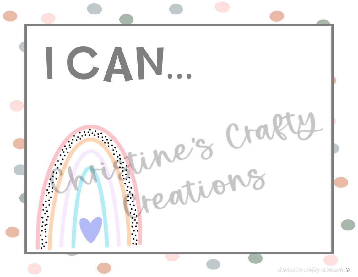 BOHO Learning Targets L Editable - Etsy