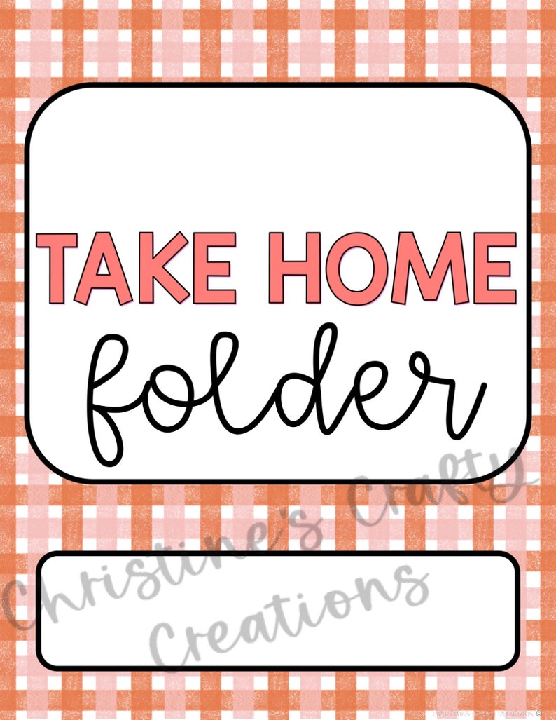 Classroom Student Folder Covers L Editable - Etsy