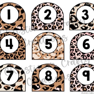 Leopard Crate Labels and File Tabs L Editable - Etsy