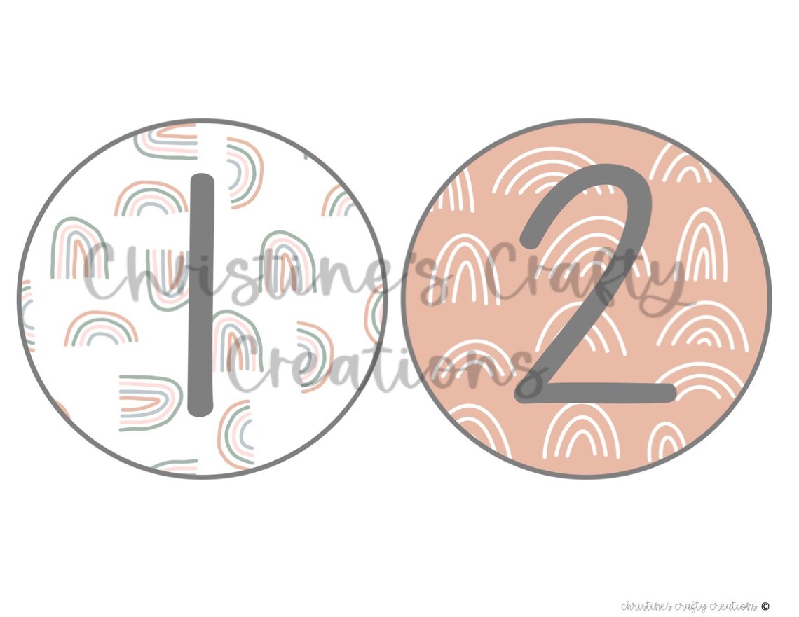 BOHO Table and Cubby Numbers - Etsy