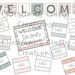BOHO Welcome Sign L Editable - Etsy