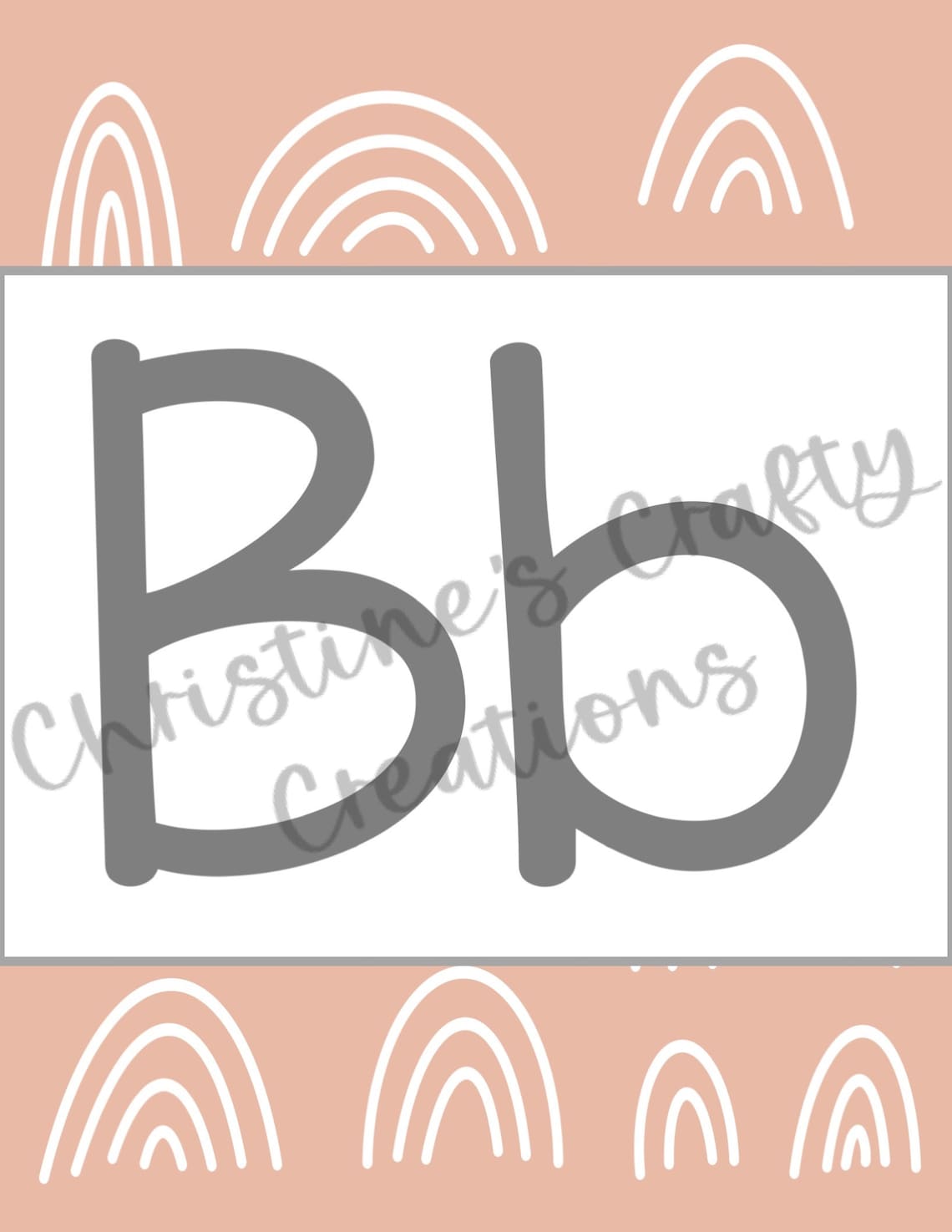 BOHO Alphabet Posters - Etsy