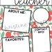 Preppy Dalmatian Meet the Teacher Page L Editable - Etsy