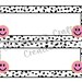 Groovy Leopard and Dalmatian Name Tags L Editable - Etsy