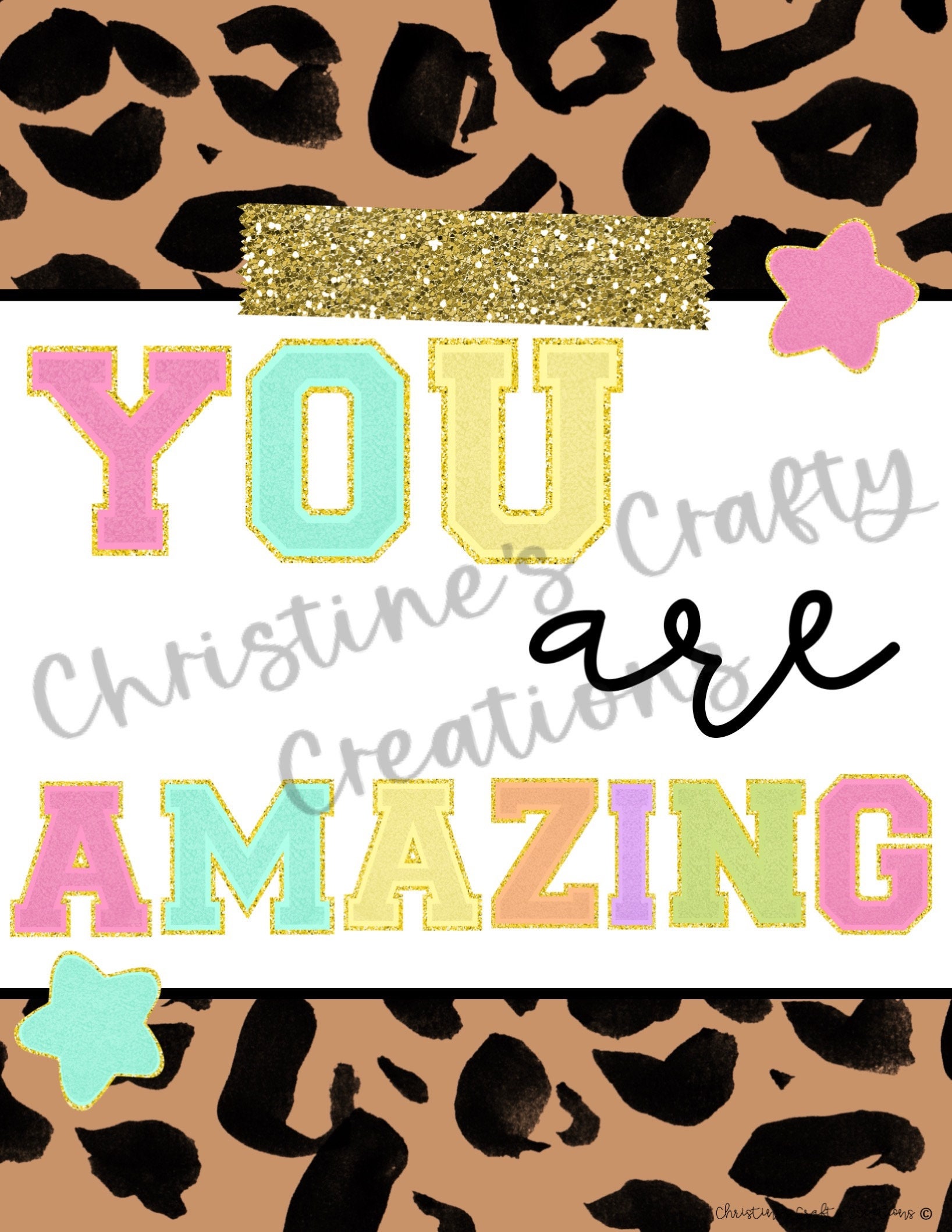 Groovy Leopard and Dalmatian Motivational Posters - Etsy