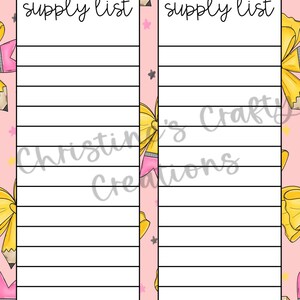 Coquette Bows and Pencils Meet the Teacher Packet L Editable Materials ...