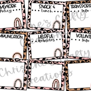 Leopard Meet the Teacher Powerpoint L Editable Slides - Etsy