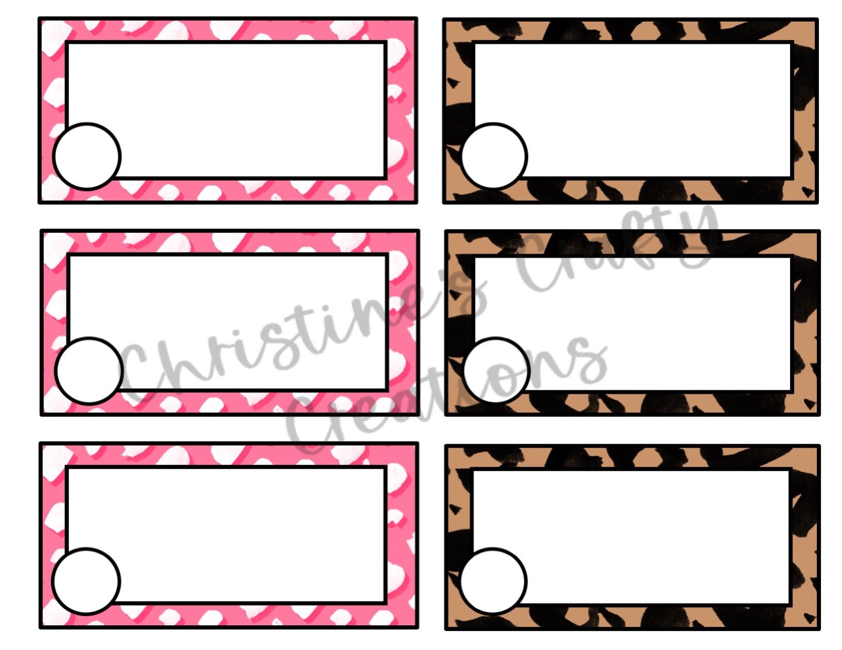 Groovy Leopard and Dalmatian Birthday Chart L Editable - Etsy