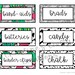 Cactus Teacher Toolbox Labels L Editable - Etsy