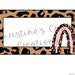 Leopard 12 Drawer Labels L Editable - Etsy
