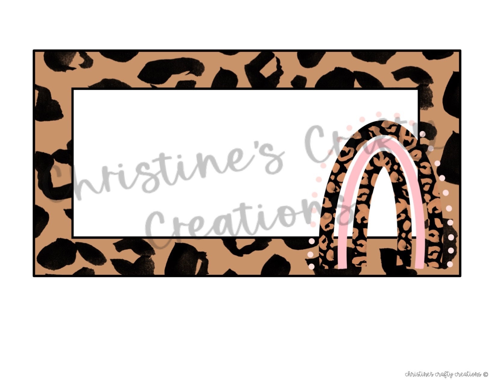 Leopard 12 Drawer Labels L Editable - Etsy